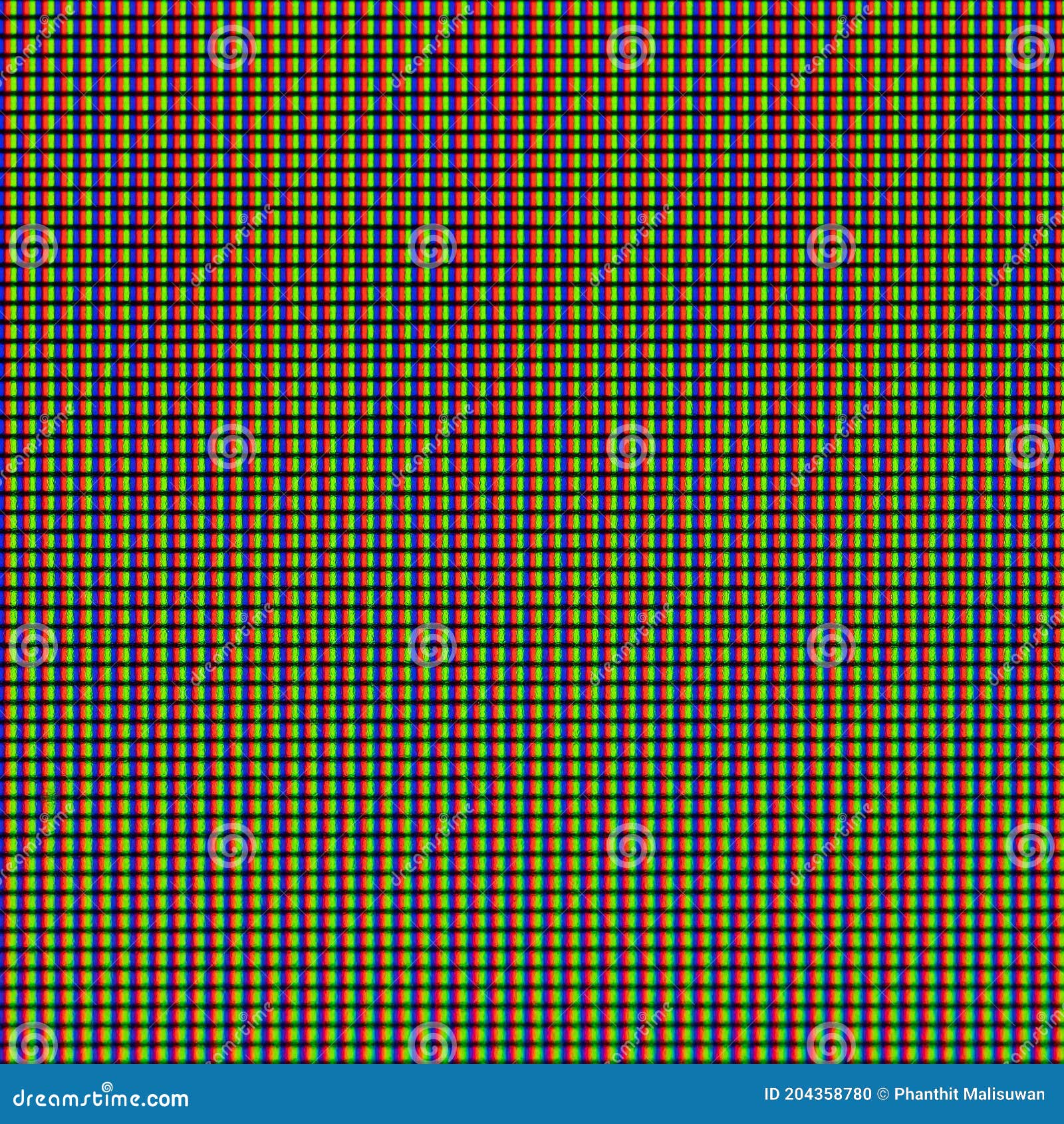 Closeup LED Diode from LED TV or LED Monitor Computer Screen Display ...