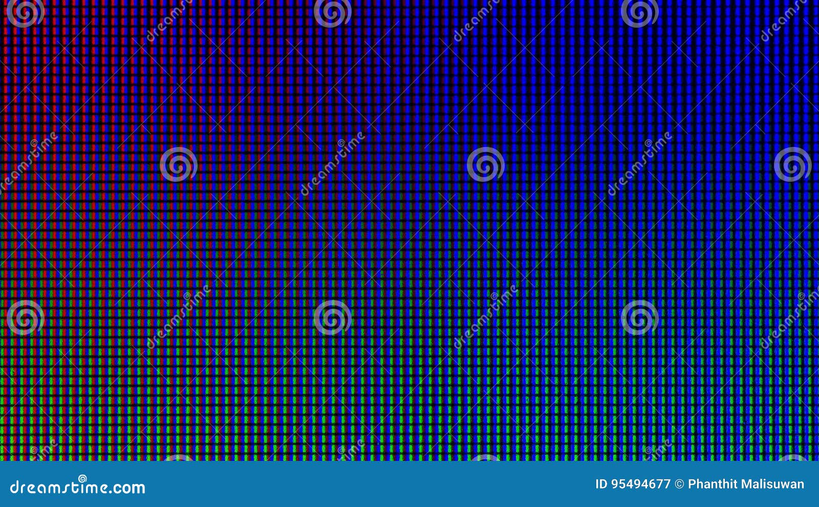 Closeup LED Lights Bulb Diode from Computer Monitor Screen. Stock Image ...
