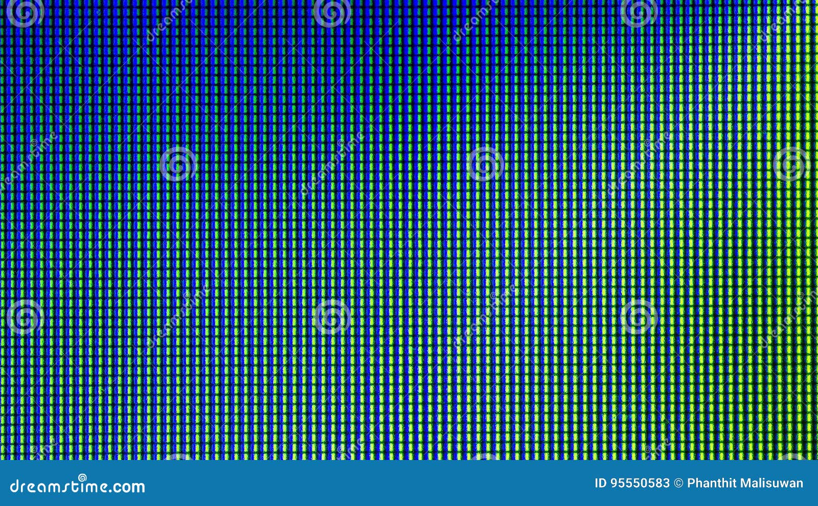 Closeup LED Lights Bulb Diode from Computer Monitor Screen. Stock Image ...