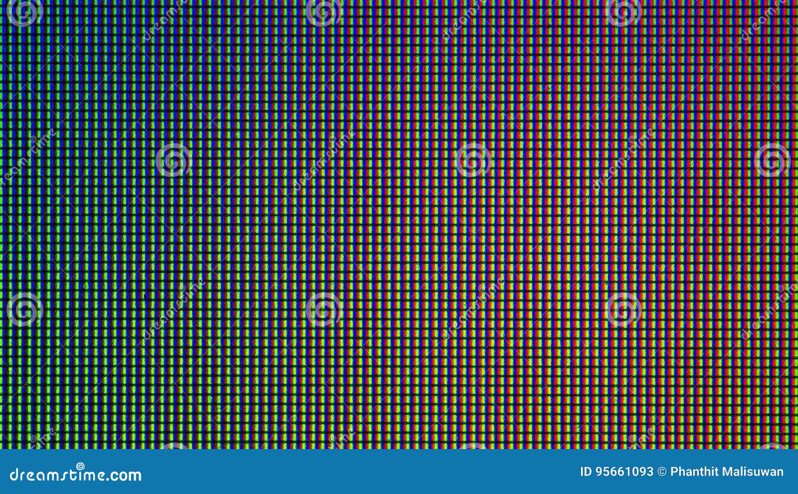 Closeup LED Lights Bulb Diode from Computer Monitor Screen. Stock Image ...