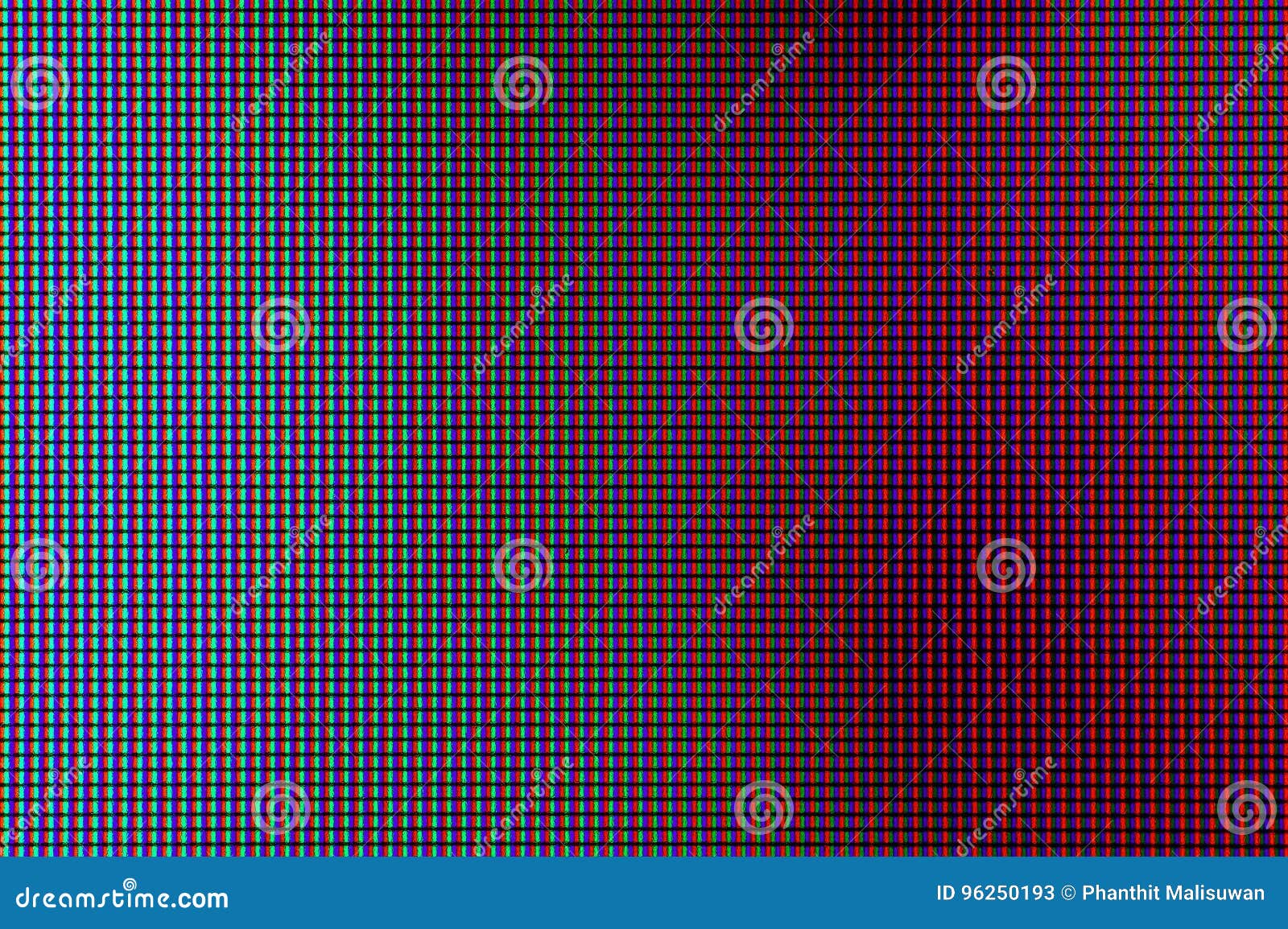 Closeup LED Lights Bulb Diode from Computer Monitor Screen Display ...
