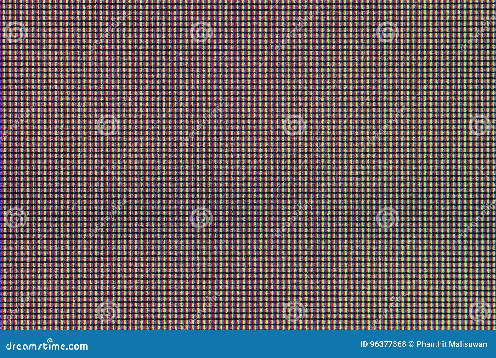 Closeup LED Lights Bulb Diode from Computer Monitor Screen Display ...