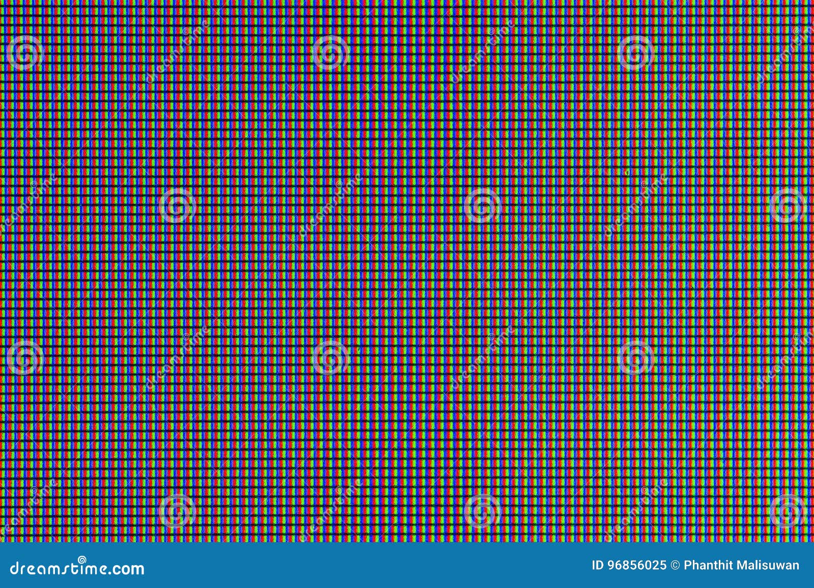 Closeup LED Lights Bulb Diode from Computer Monitor Screen. Stock Image ...