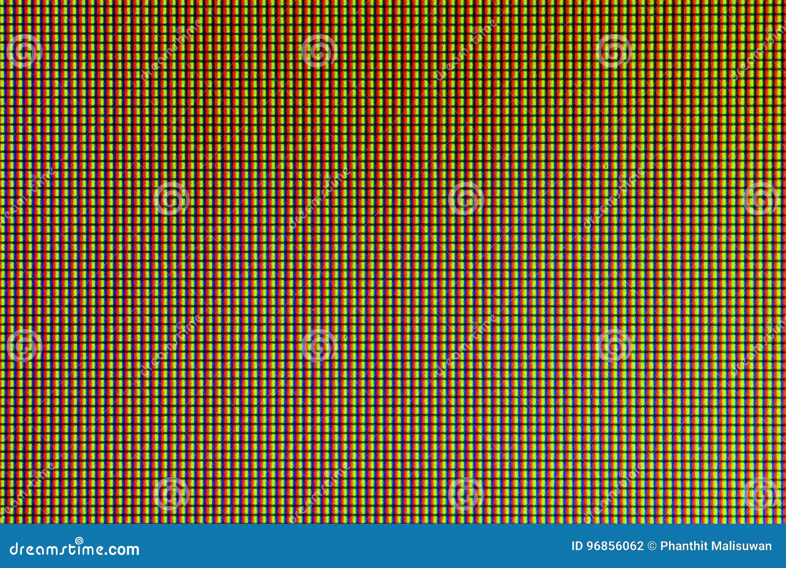 Closeup LED Lights Bulb Diode from Computer Monitor Screen. Stock Photo ...