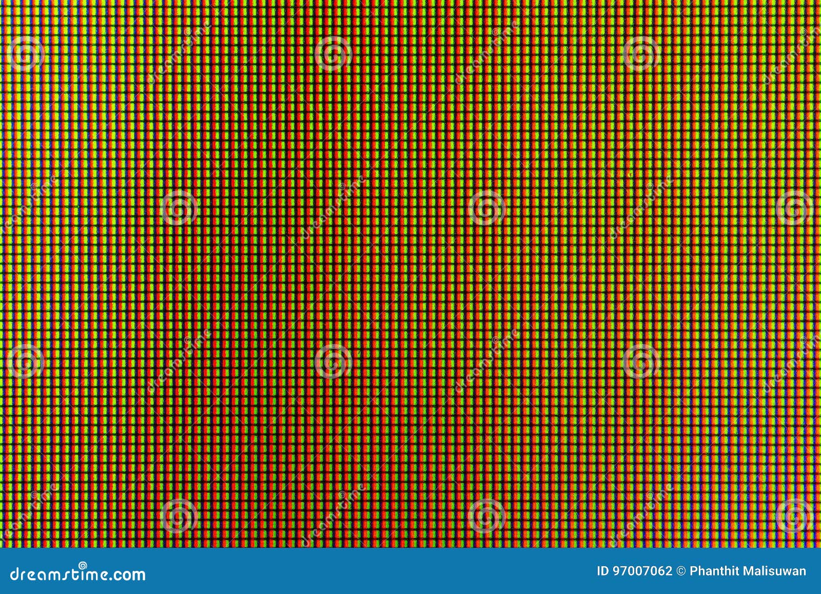 Closeup LED Lights Bulb Diode from Computer Monitor Screen. Stock Photo ...