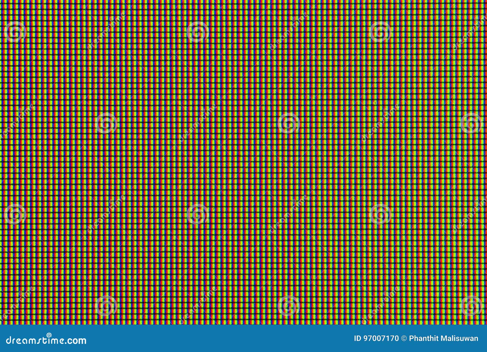 Closeup LED Lights Bulb Diode from Computer Monitor Screen. Stock Photo ...
