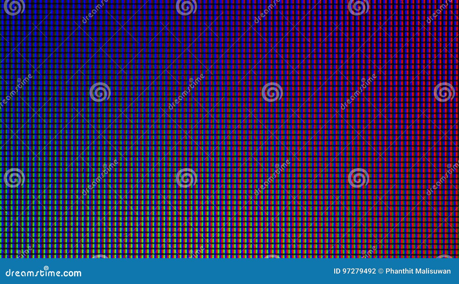 Closeup LED Lights Bulb Diode from Computer Monitor Screen. Stock Photo ...