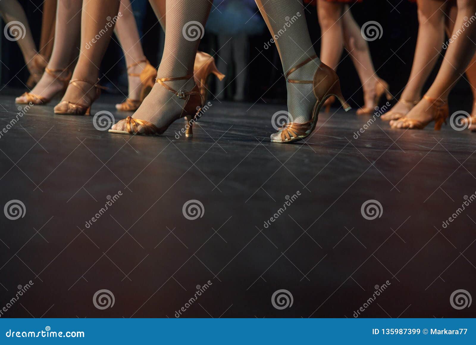 Legs Of Ballerinas In Dance Position. Royalty-Free Stock Image ...