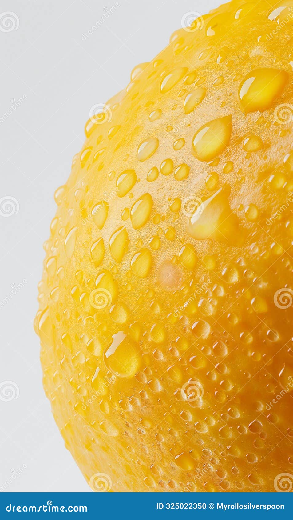 A Closeup of the Lemon Texture, Showcasing Its Smooth and Slightly ...