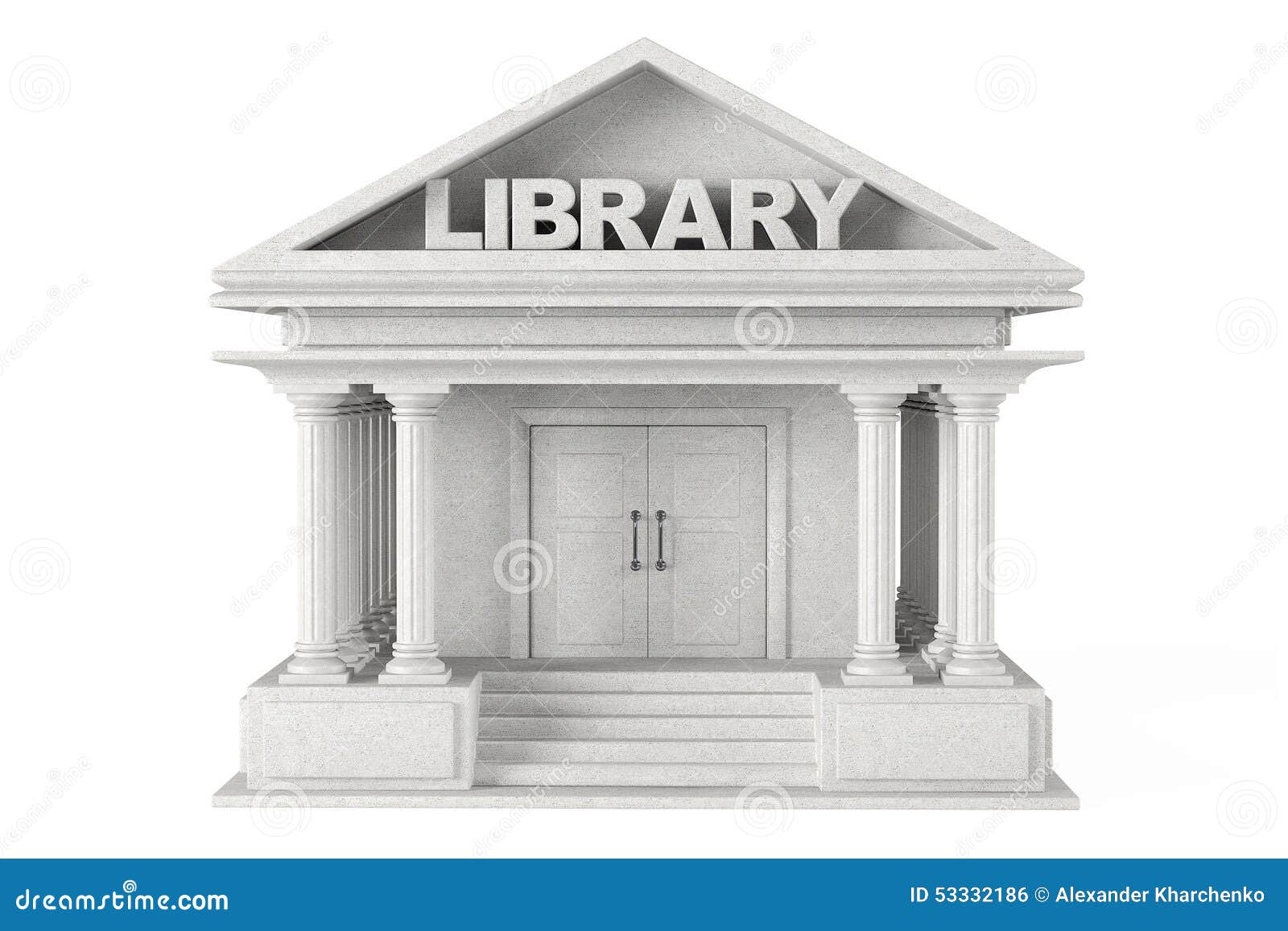 Library Building Drawing