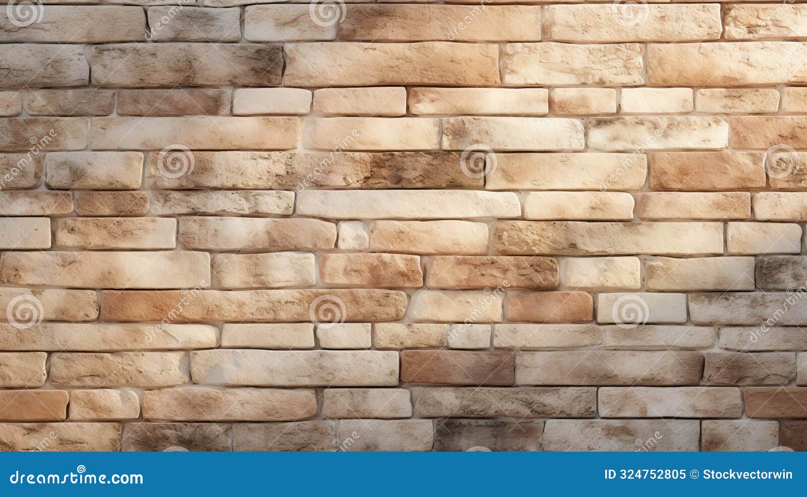 Closeup Light Brick Texture Stock Illustration - Illustration of detail ...