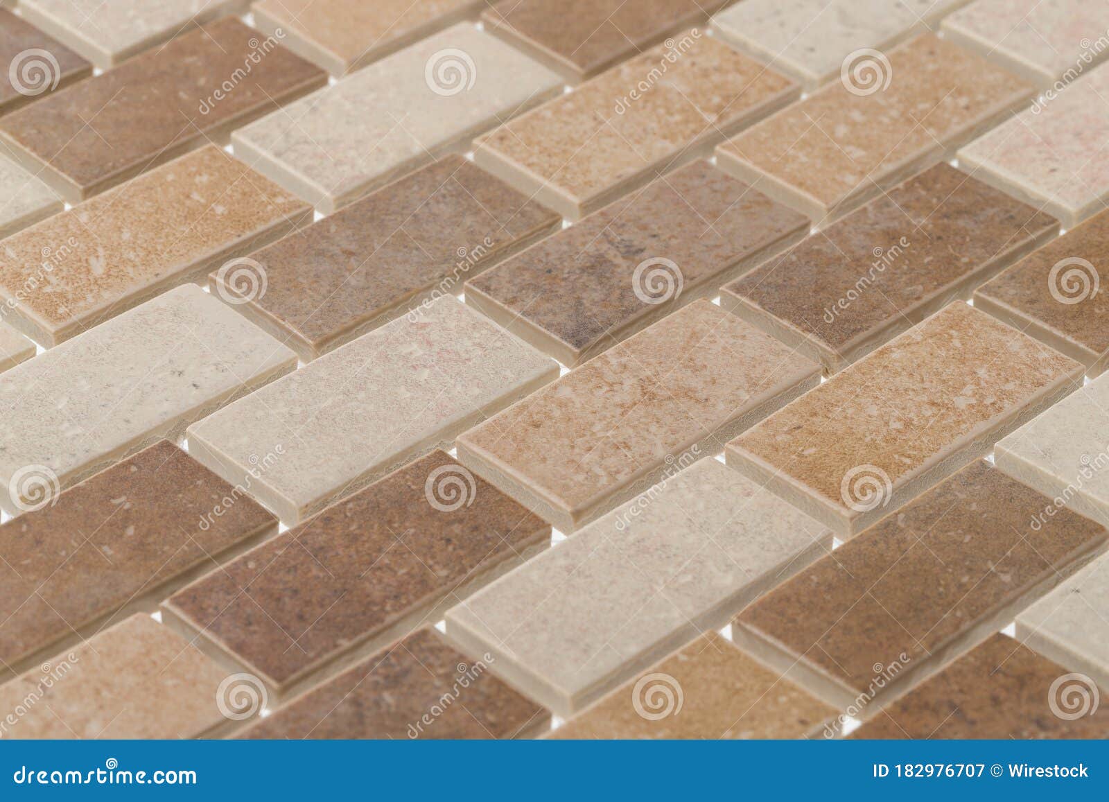 Closeup of Light Brown Rectangle Tiles Under the Lights - Great for ...