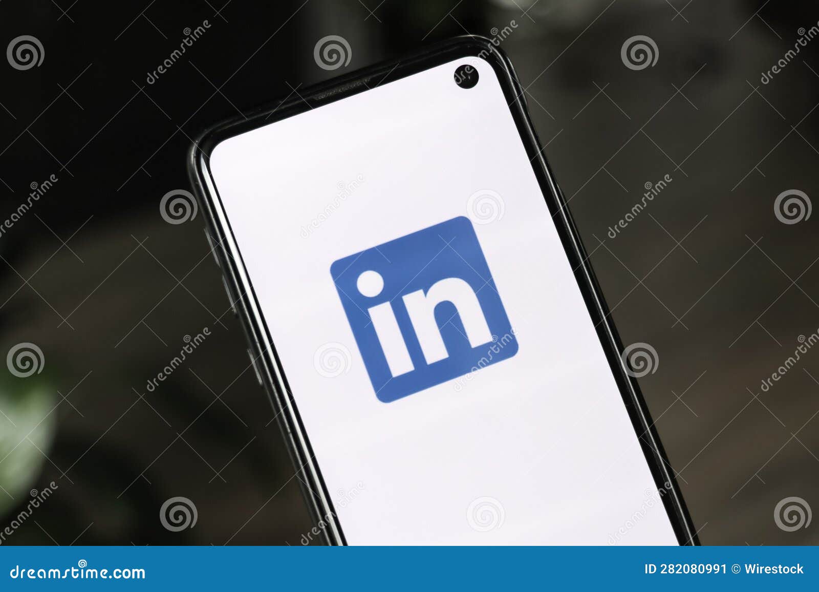 Closeup of Linkedin Logo on Smartphone Screen Editorial Photo - Image ...
