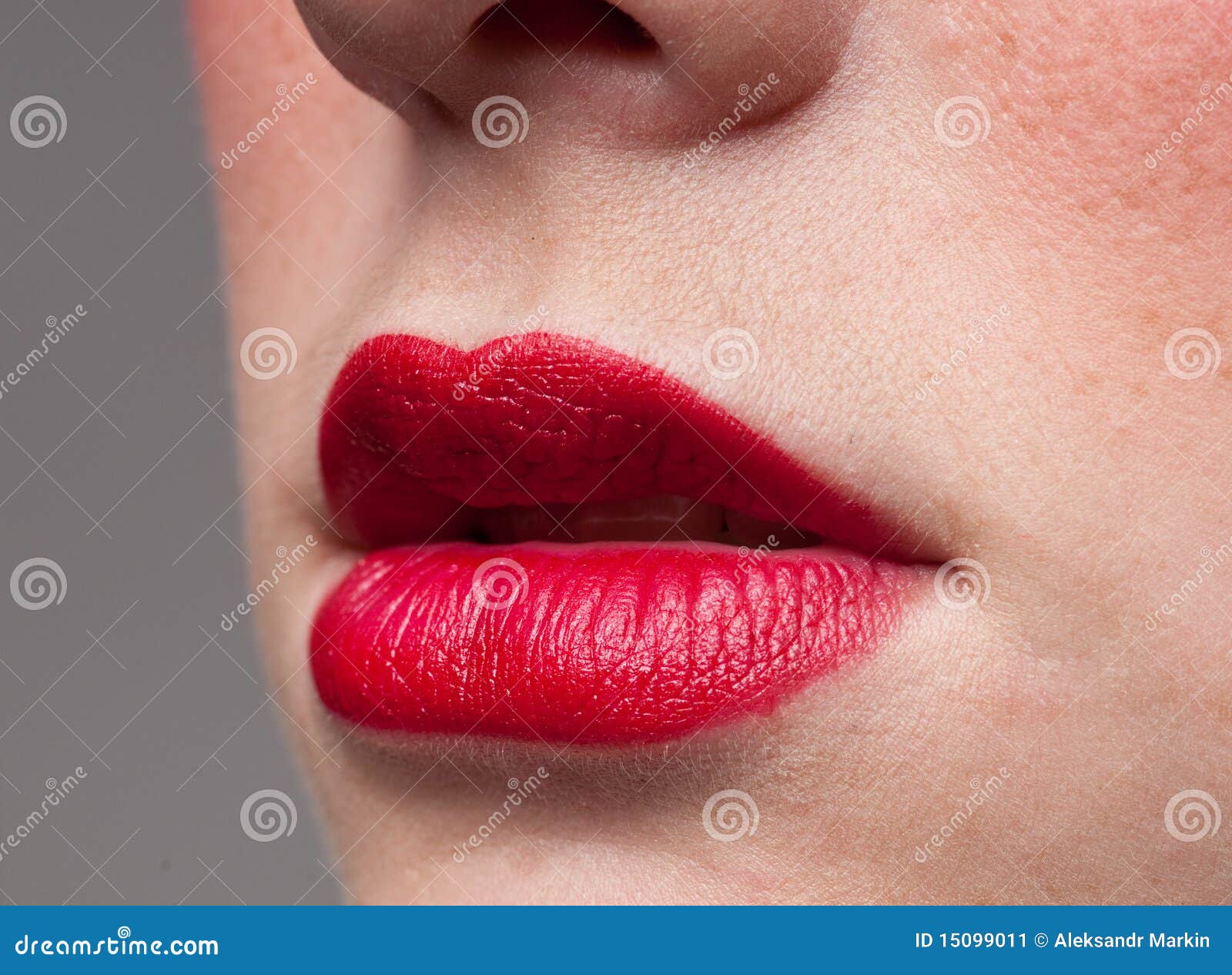 Closeup Lips With Lemons. Sexy Fruit. Vitamin C. Summer Refreshment ...