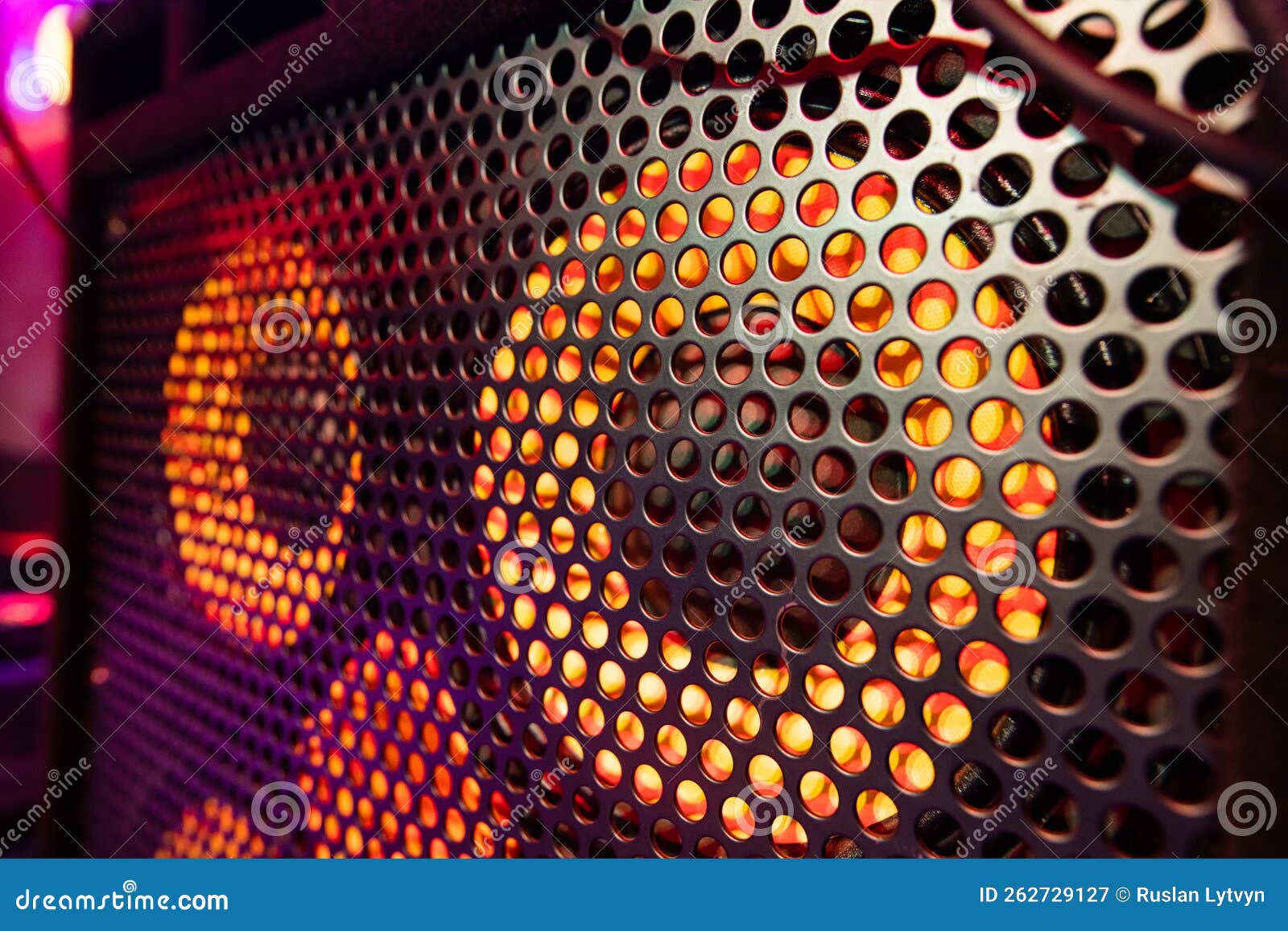 Closeup of Loudspeakers As Surprised Monkey Face Stock Image - Image of ...