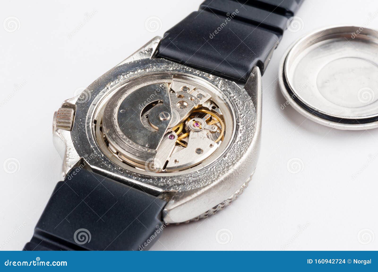 Inside the watch stock photo. Image of calibre, inside - 160942724