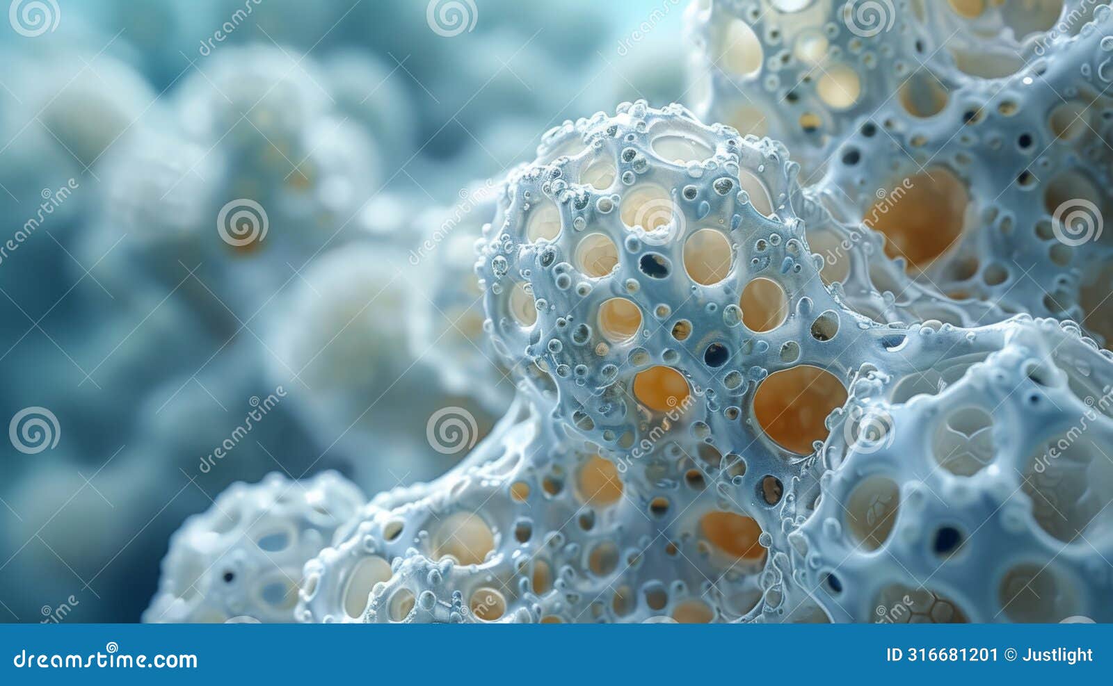 Closeup of the Lumpy and Bumpy Exterior of a Protozoa Stock Image ...