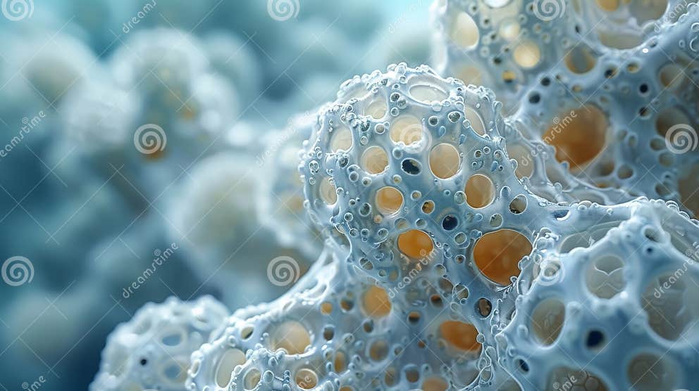 Closeup of the Lumpy and Bumpy Exterior of a Protozoa Stock Image ...