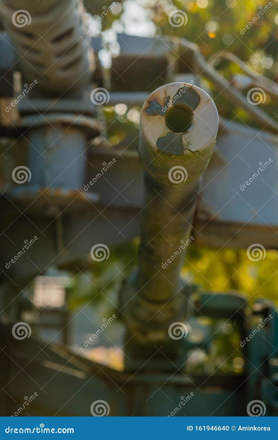 Closeup of Machine Gun Muzzle Stock Photo - Image of guns, muzzle ...