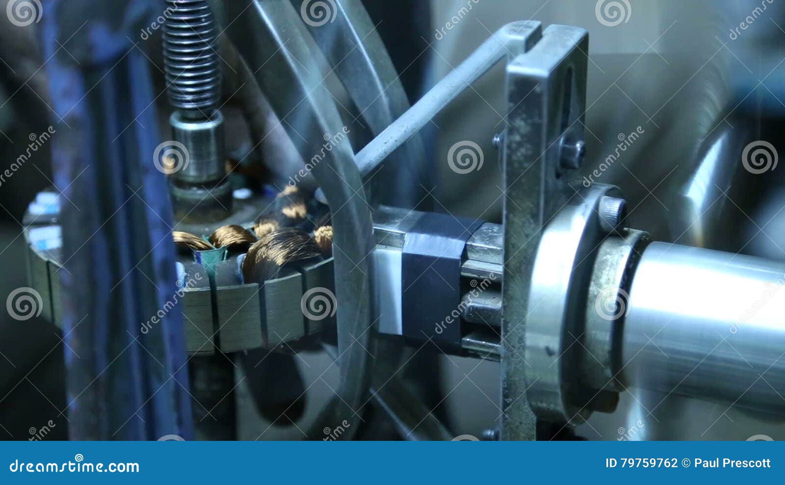 Closeup of Machine Wheel Turning during Work. Stock Footage - Video of ...