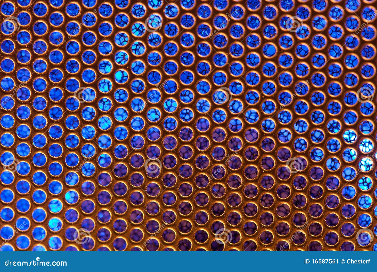 Closeup macro grid stock image. Image of orange, aluminum - 16587561