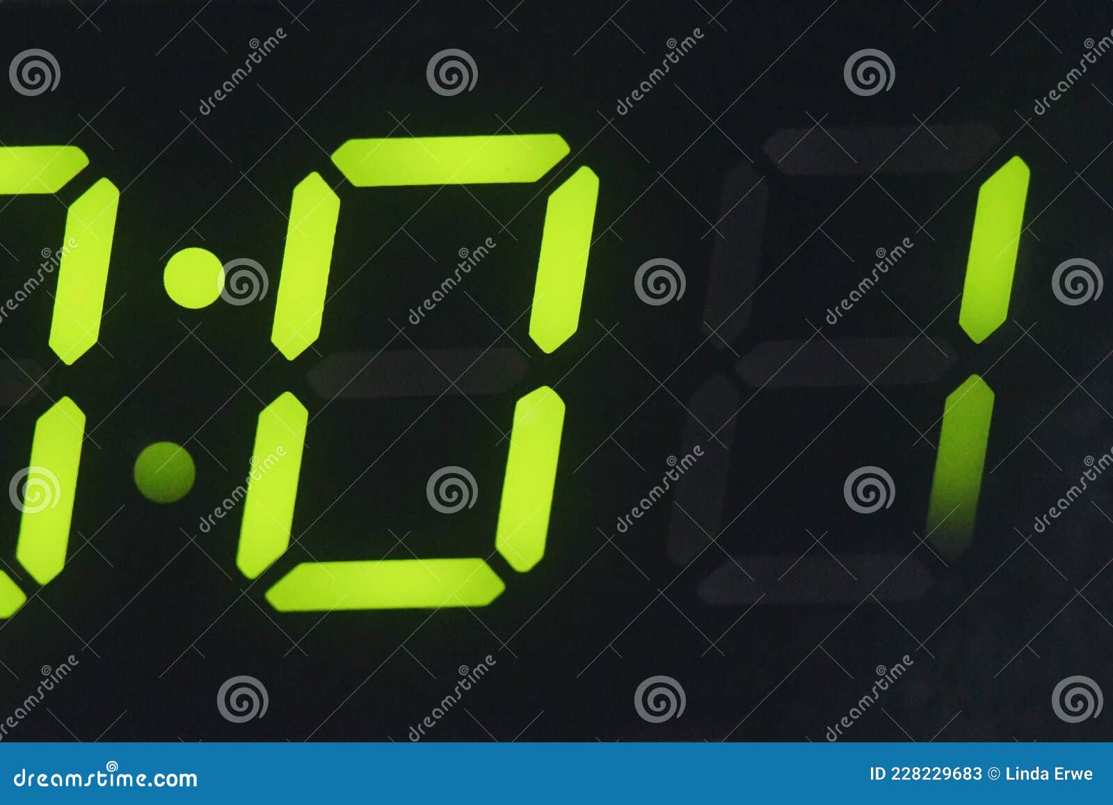 Closeup Macro of Numbers on a Microwave Stock Image - Image of digital ...