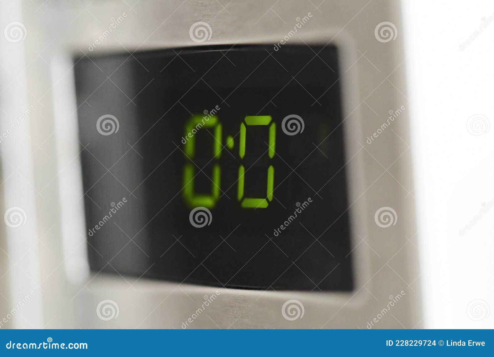 Closeup Macro of Numbers on a Microwave Stock Photo - Image of light ...