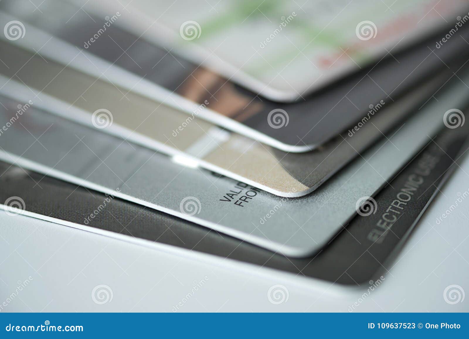 Closeup Macro Shot with Credit Card Background Stock Image - Image of ...