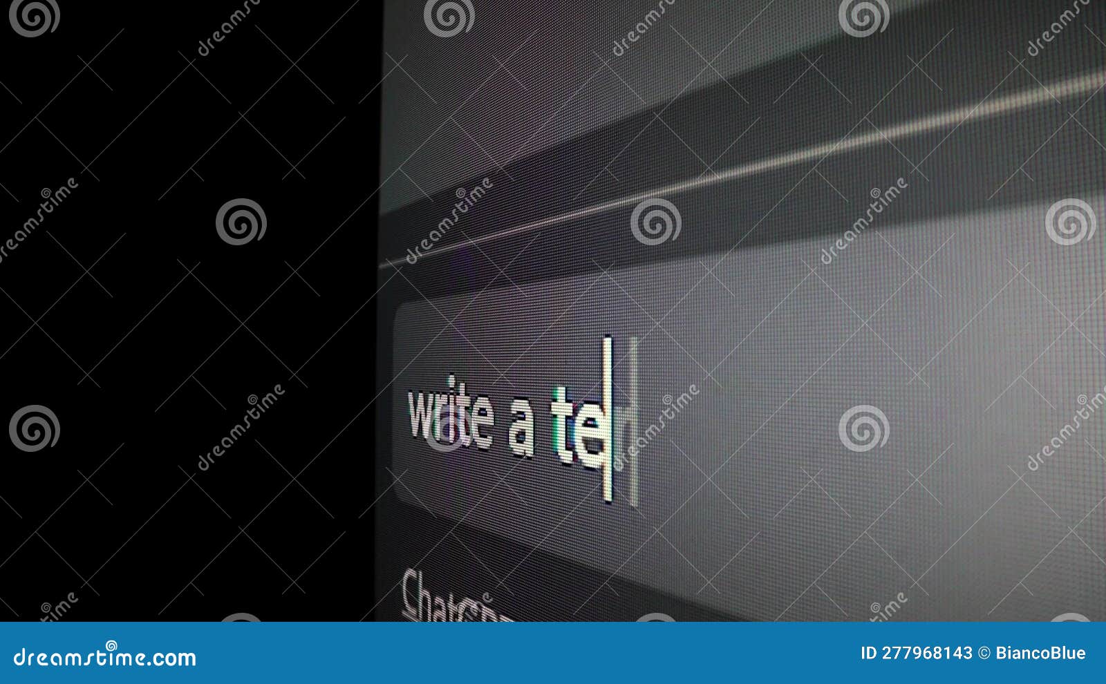 Closeup Macro Shot Movement of Coding Script Moving Across LED Screen ...