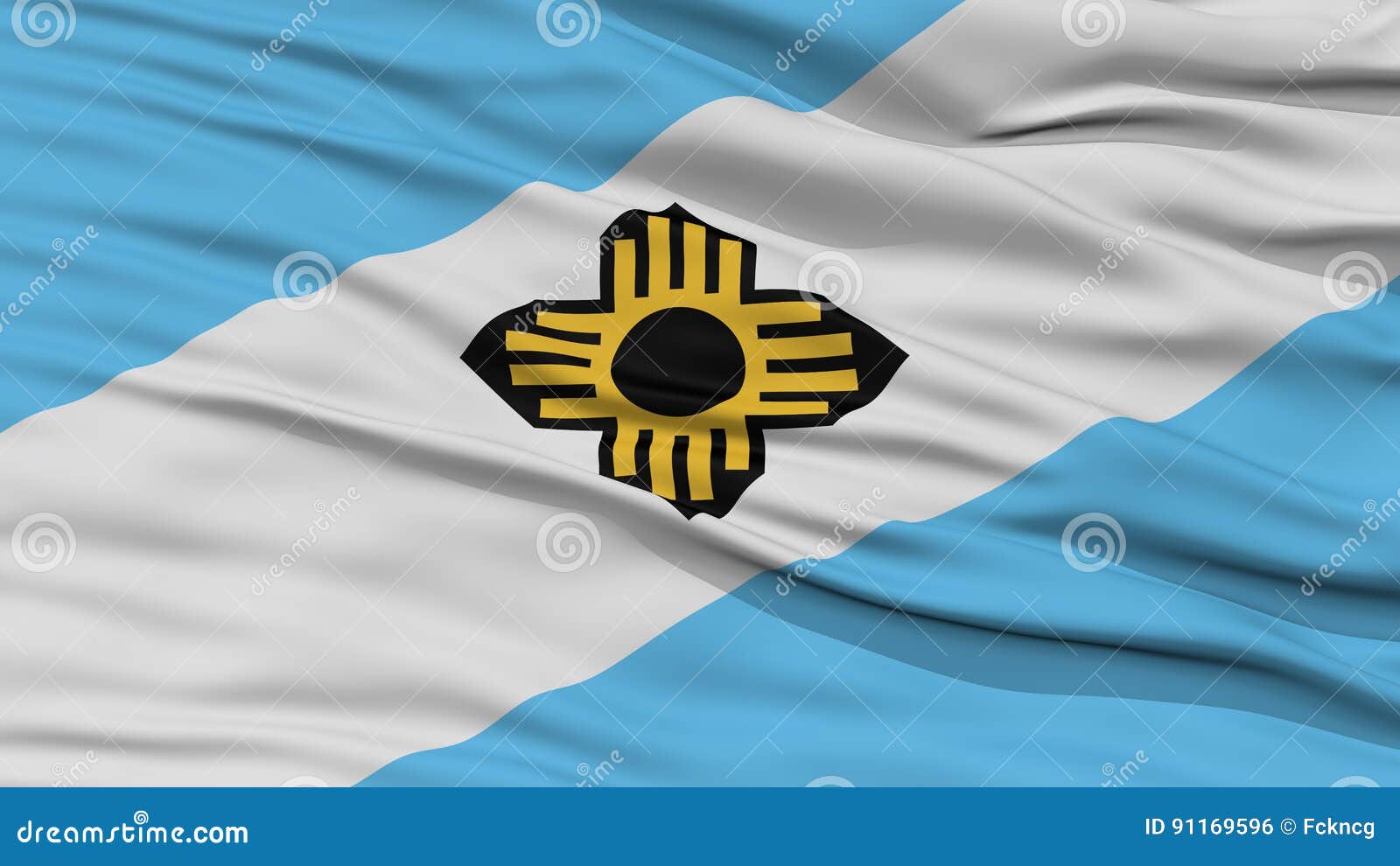 Closeup Madison Flag stock illustration. Illustration of rendering ...