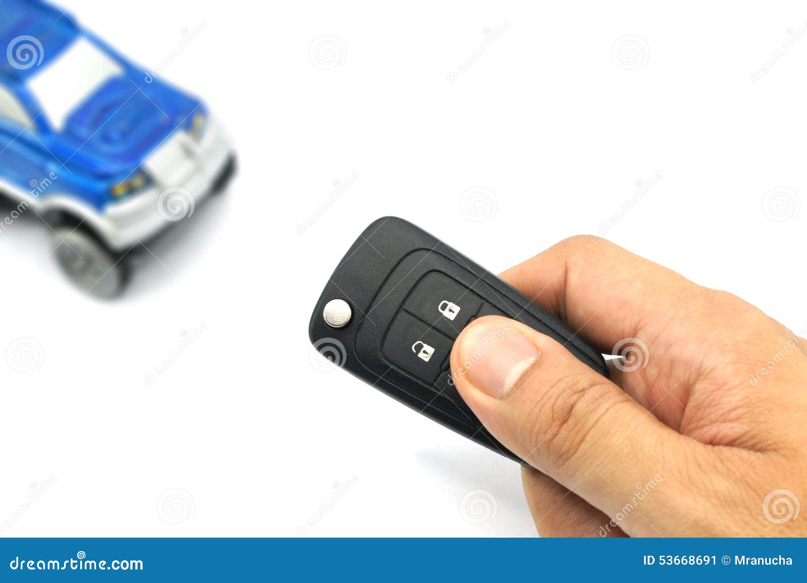 Right Hand Holding Remote Control Car Key for Business Concept Stock ...