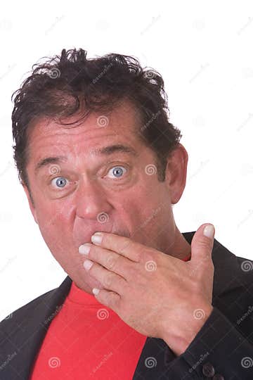 Closeup man hand over face stock photo. Image of shot - 11071286