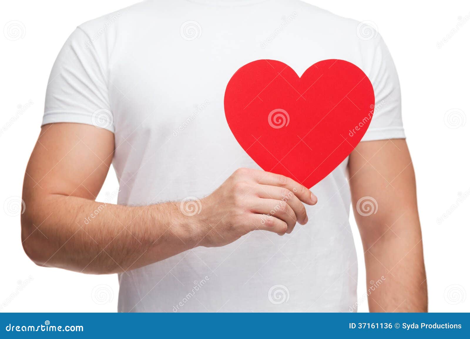 Closeup of Man Hands with Heart Stock Photo - Image of disease, father ...