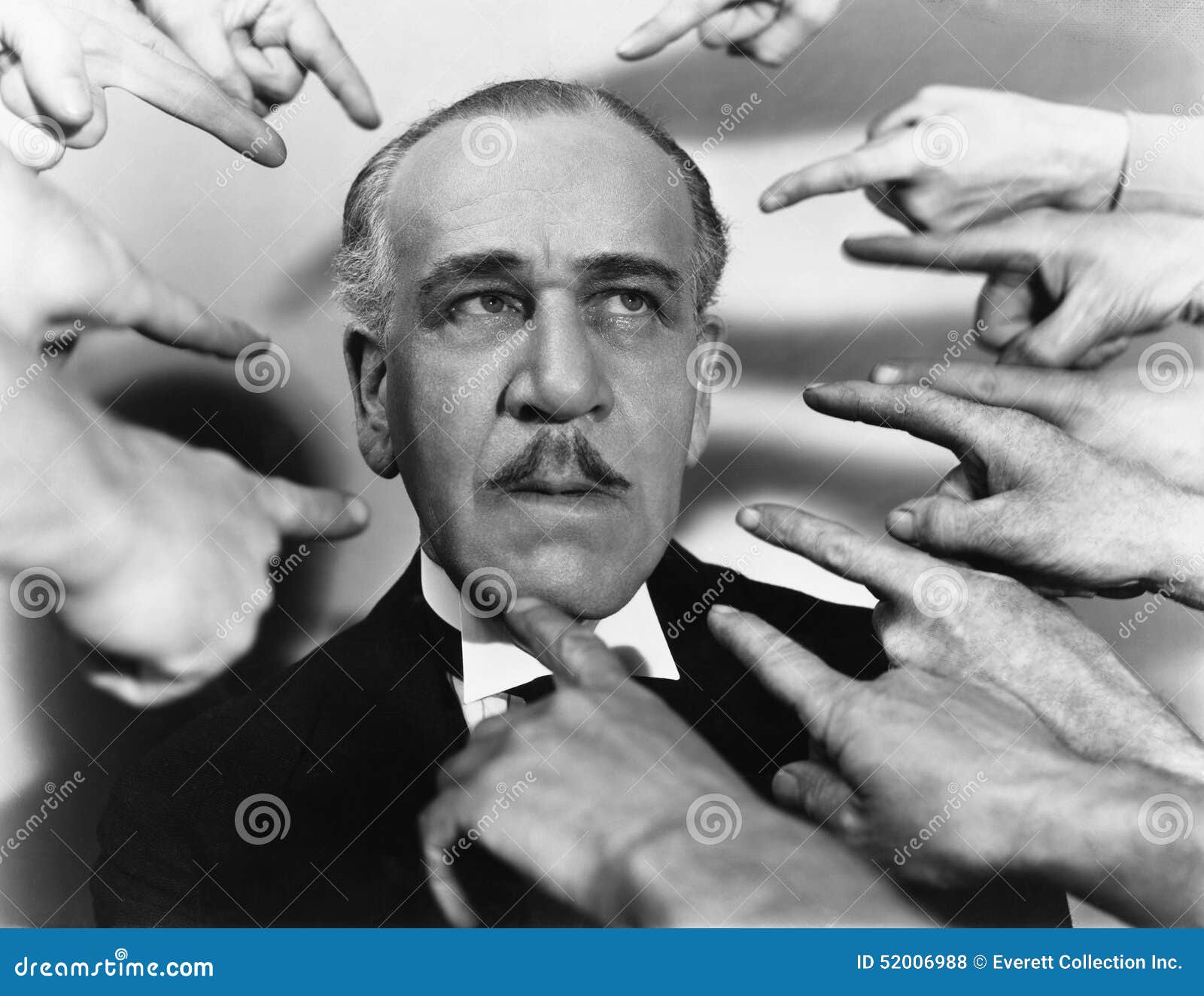 Closeup of Many Fingers Pointing at Man Stock Photo - Image of blame ...