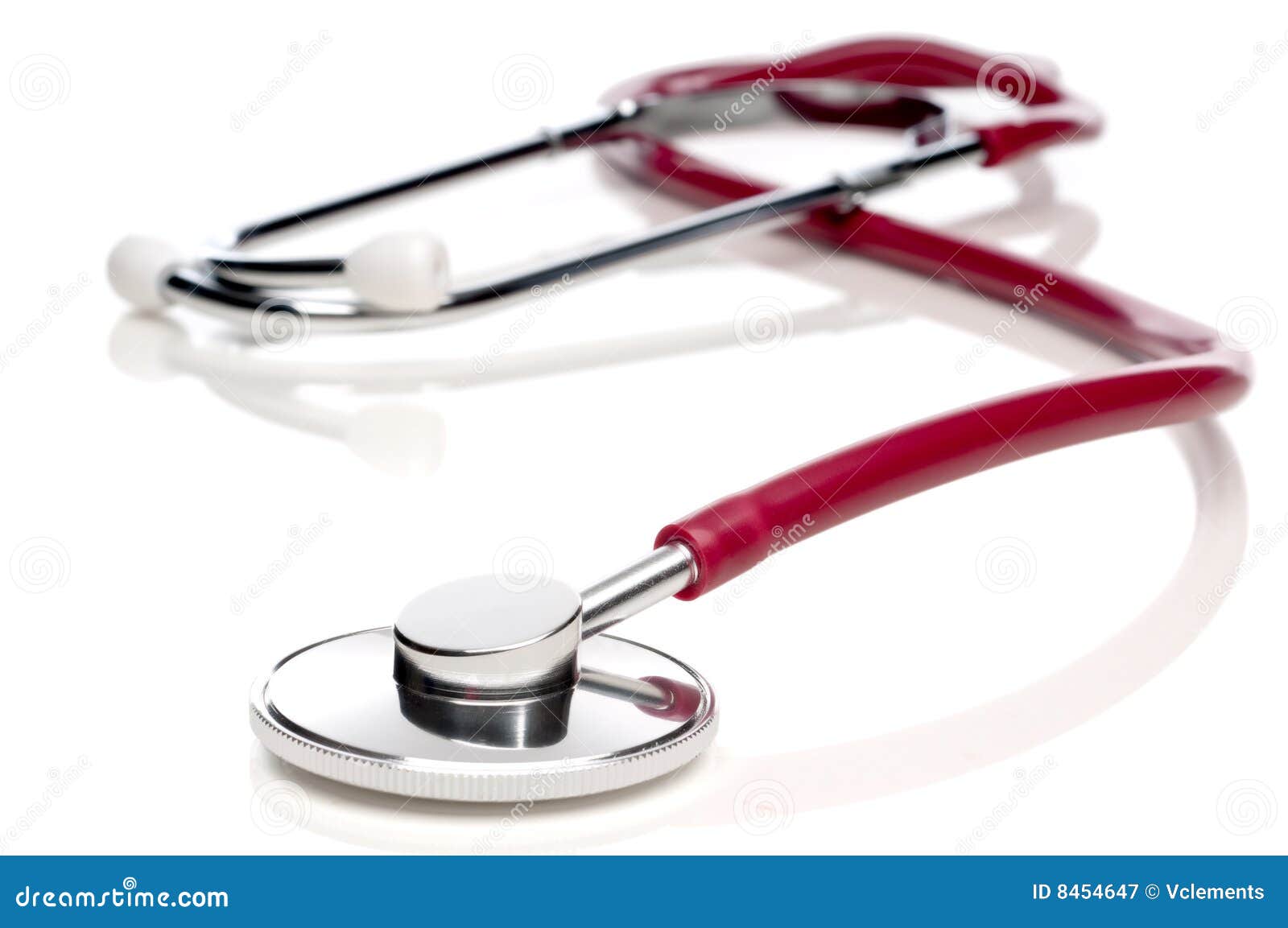 Closeup of a Medical Stethoscope Stock Image - Image of tubing, audible ...