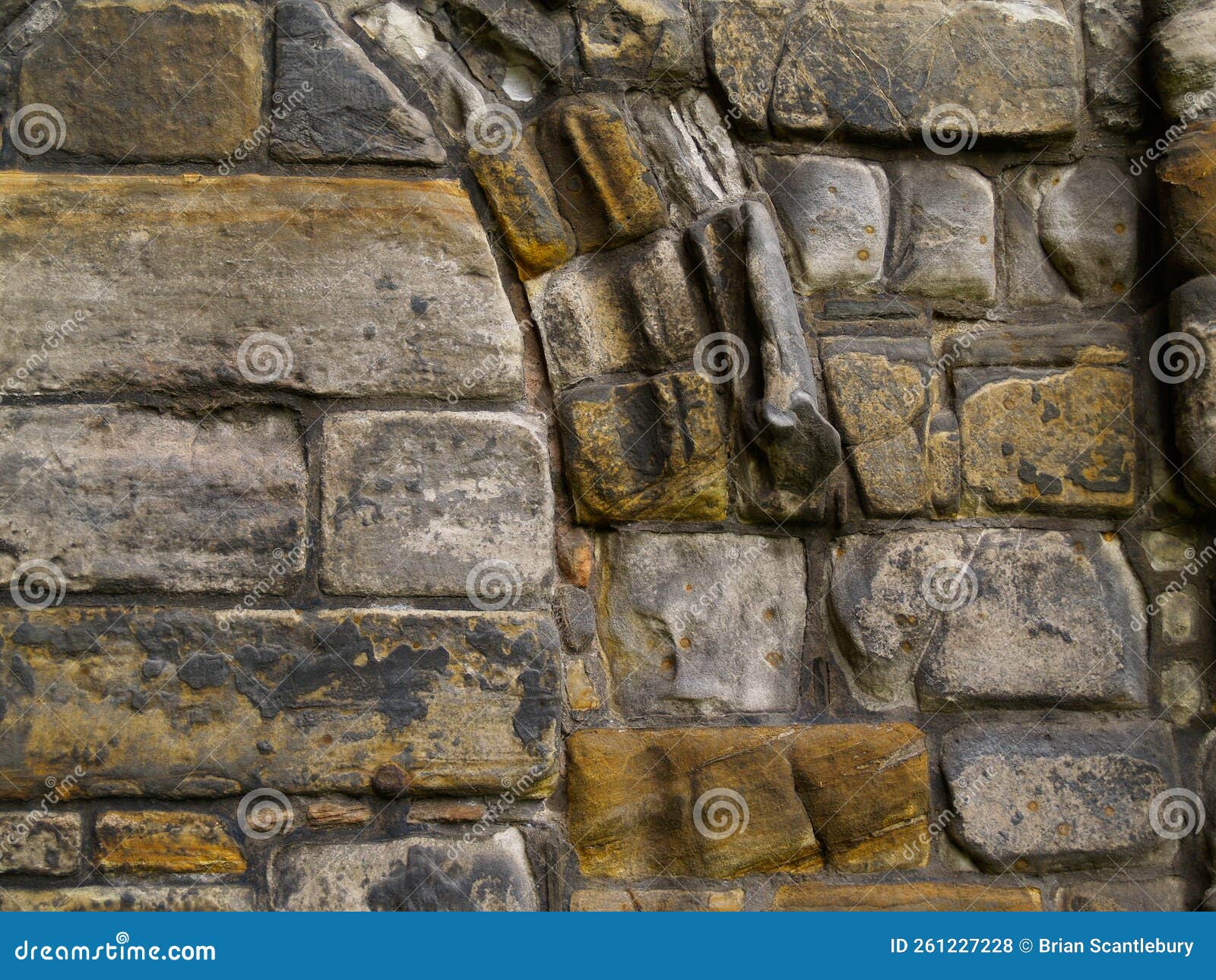 Closeup Medieval Stone Wall Pattern Stock Photo - Image of ruins ...