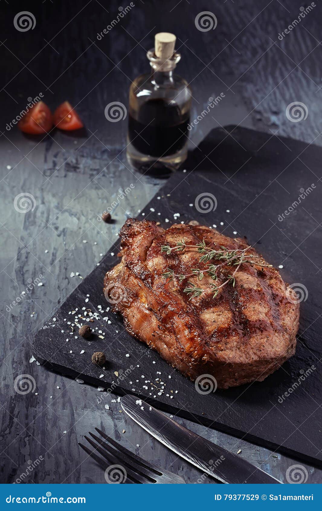 Closeup of Medium Rare Roast Beef Steak Stock Image - Image of cooked ...