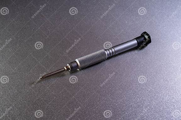 Closeup of Metal Precision Screwdriver Stock Photo - Image of ...