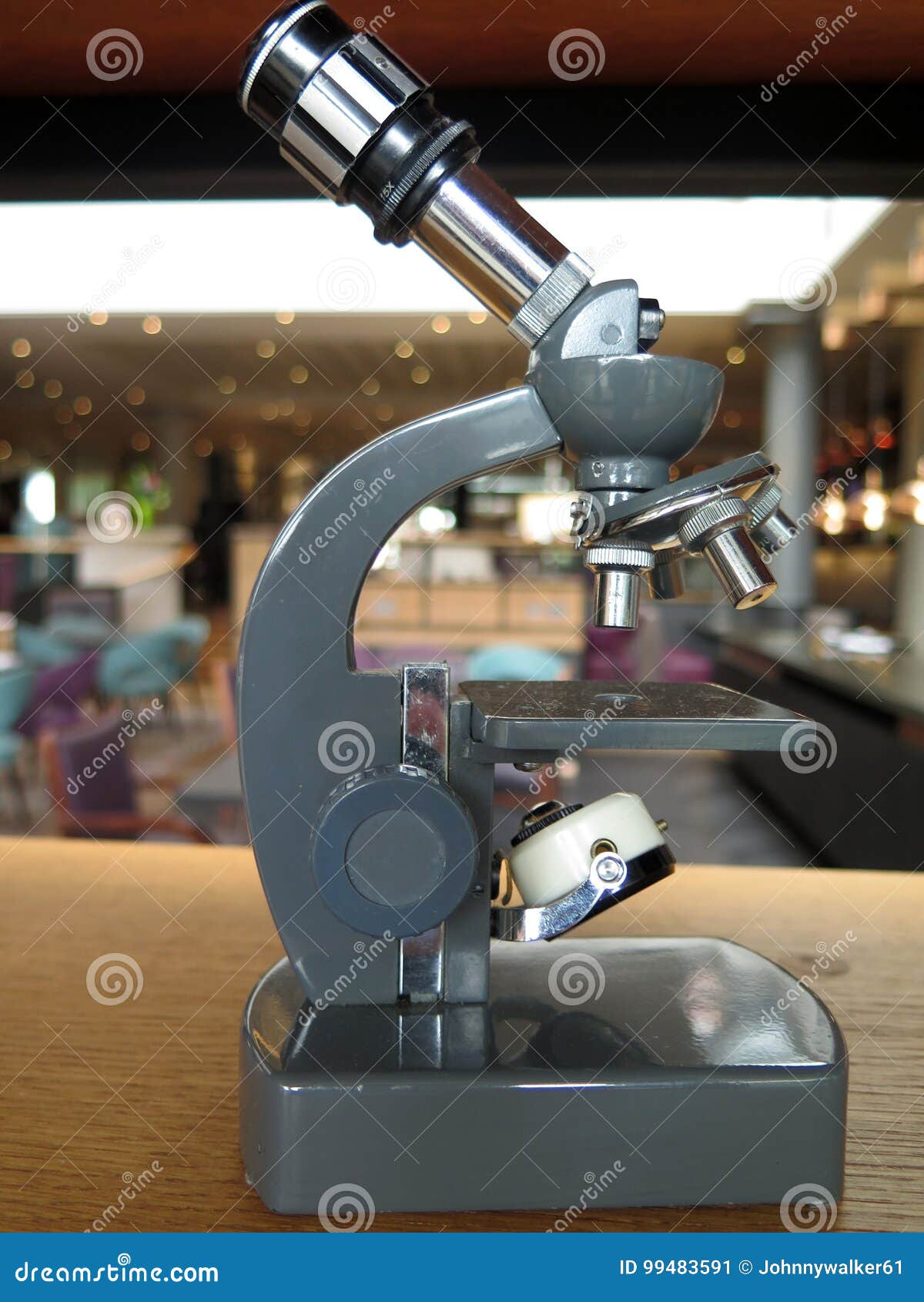 Closeup Of Microscope Royalty-Free Stock Photo | CartoonDealer.com ...