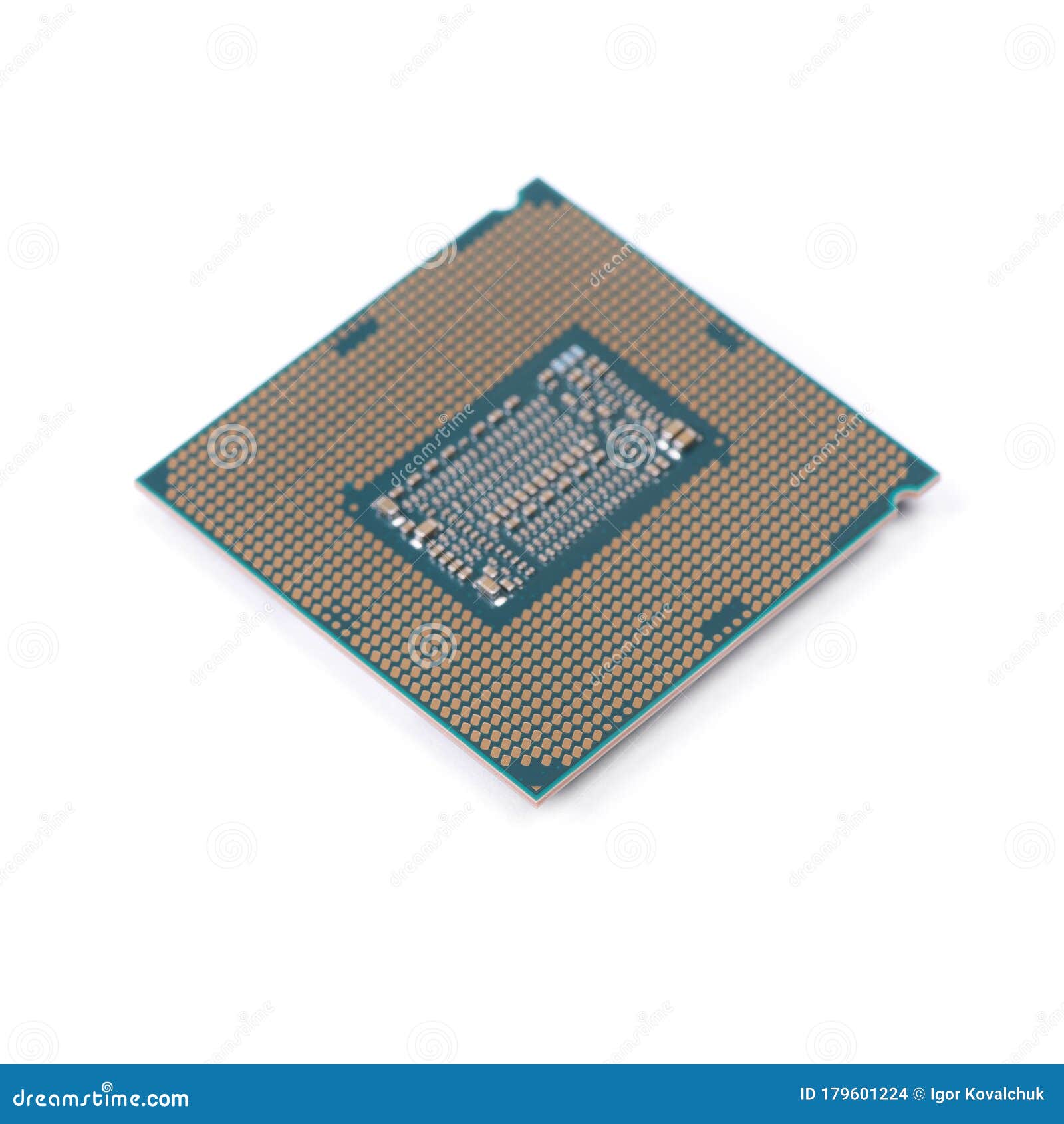 Closeup of modern CPU stock photo. Image of electronic - 179601224