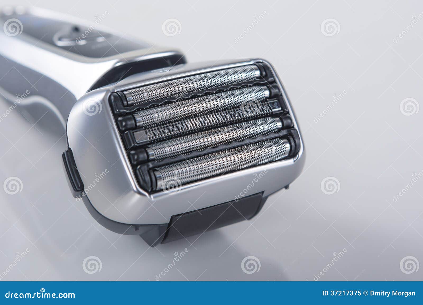 Closeup of Modern Electric Shaver Stock Image - Image of plastic, male ...