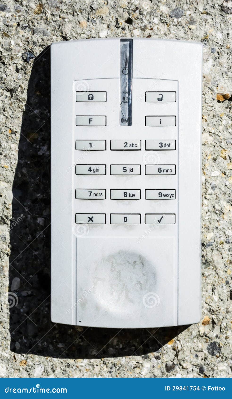 Modern keypad stock photo. Image of safety, doorbell - 29841754