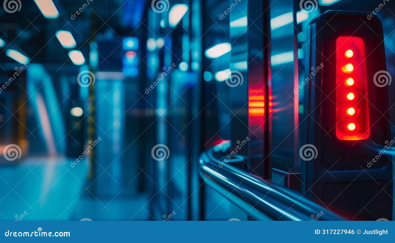 A Closeup of a Modern Security Checkpoint Scanner Utilizing Advanced ...