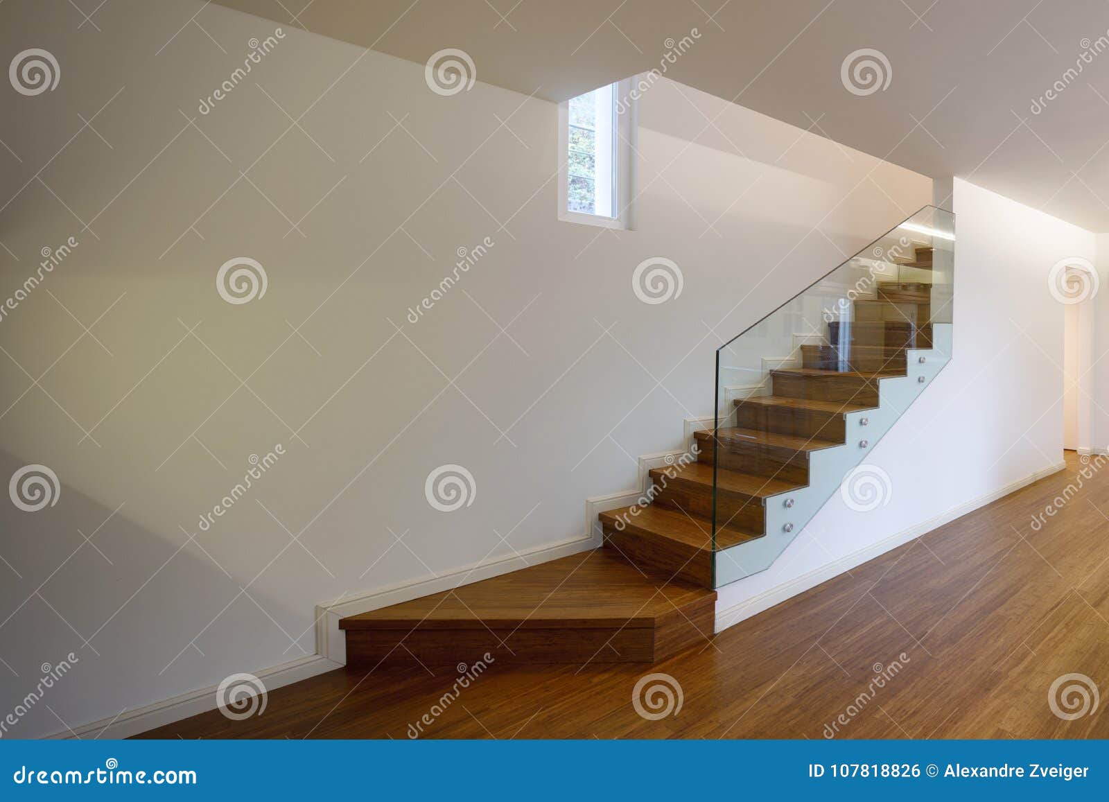 Closeup of modern stair stock photo. Image of staircase - 107818826