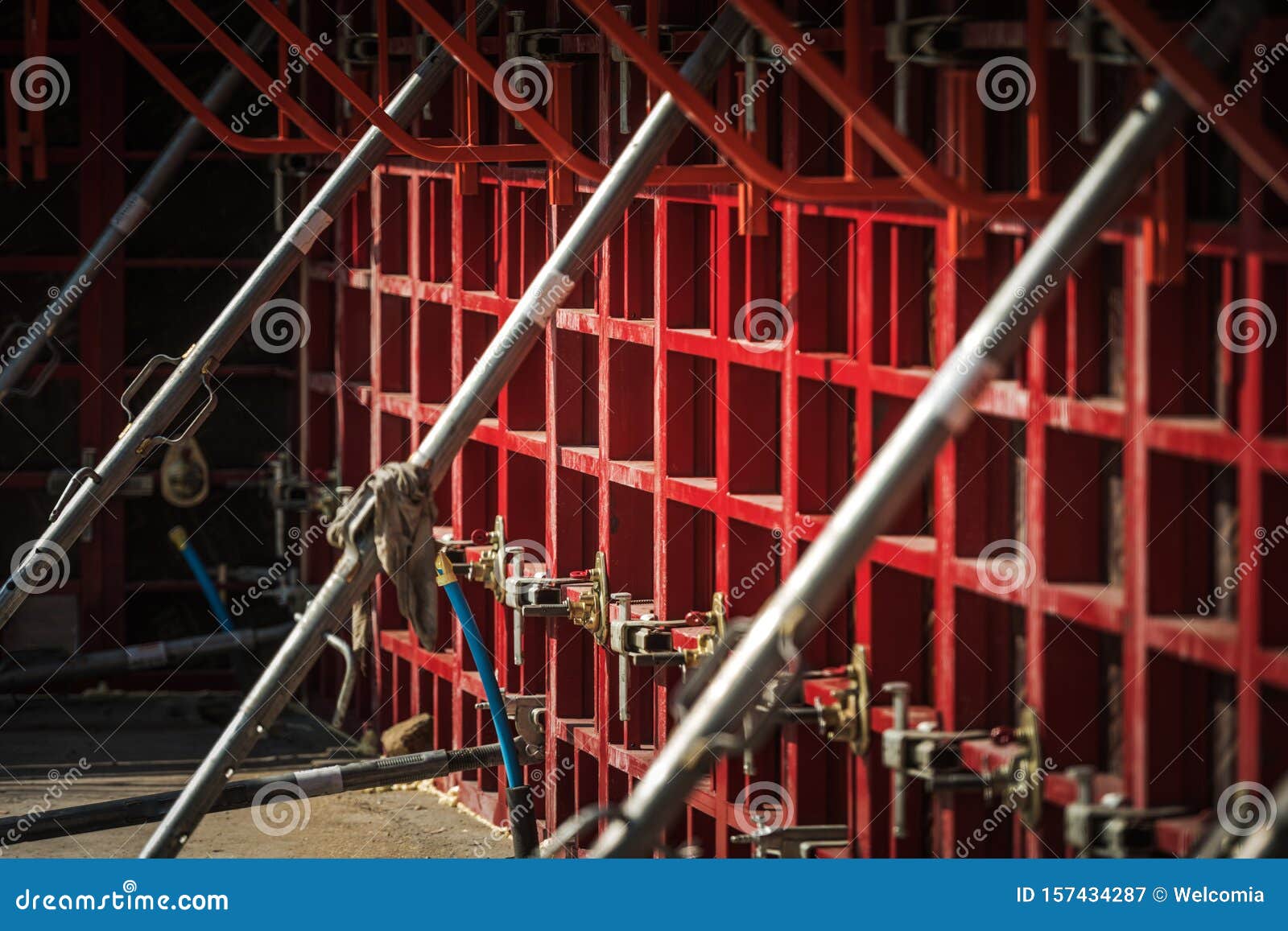 Modular Formwork Panel System Stock Image - Image of panel, industry ...