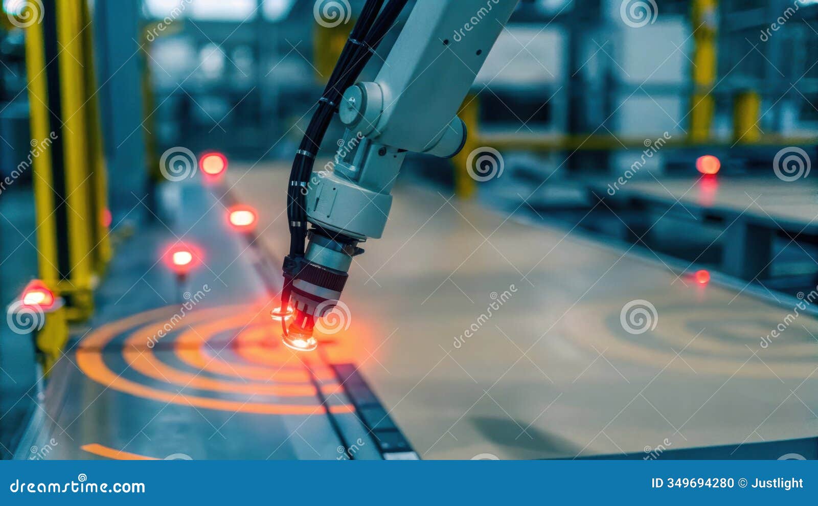 A Closeup of a Modular Robots Sensors Detecting Environmental Changes ...