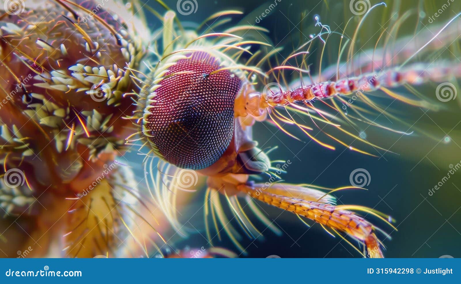 A Closeup of a Mosquitos Proboscis Shows a Microscopic View of Tiny S ...