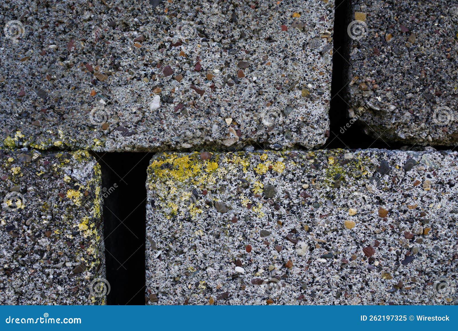 Closeup of a Mossy Stone Wall - Perfect for Texture and Background ...