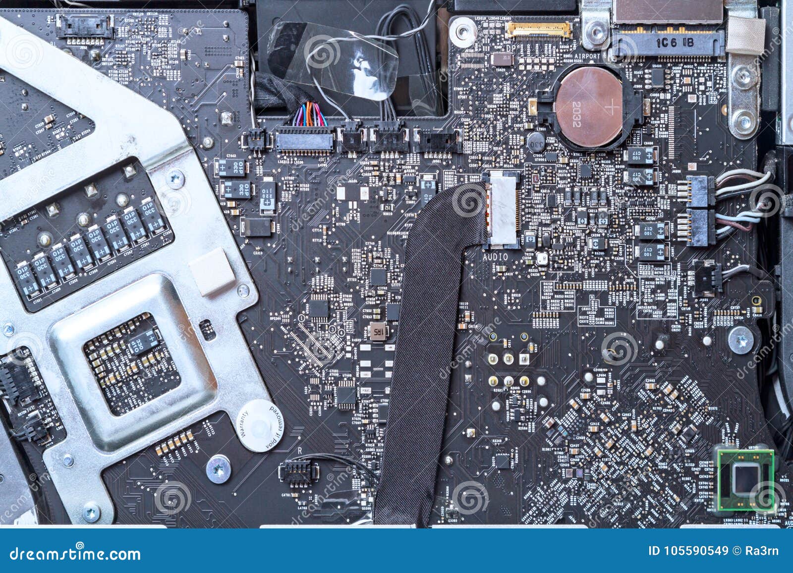 Monoblock Computer Motherboard Repair. Replacing The Damaged SMD ...
