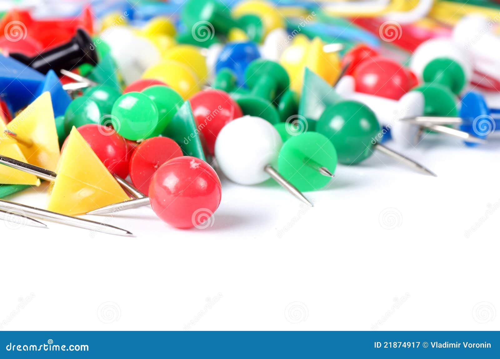 Closeup of Multi-colored Paper Clips Stock Image - Image of hang ...